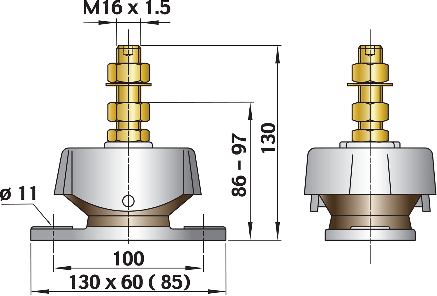 Vetus flexibele motorsteun type K40A nodig? | Jos Boone Watersport ...